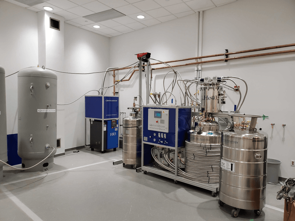 Helium Recycling System is Installed - Quantum Technology